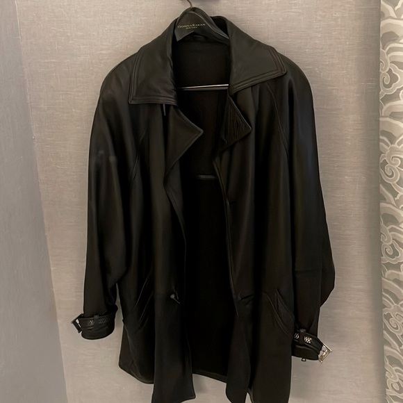 Versace | Jackets & Coats | Vintage Gianni Versace Mens Leather Coat ...